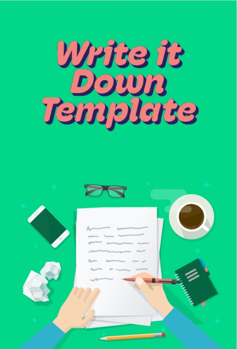 Write It Down Template – VMAD